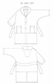 ZERO WASTE Unisex Coat - PDF Sewing Pattern – Mill Creations