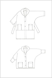 ZERO WASTE Unisex Coat - PDF Sewing Pattern – Mill Creations